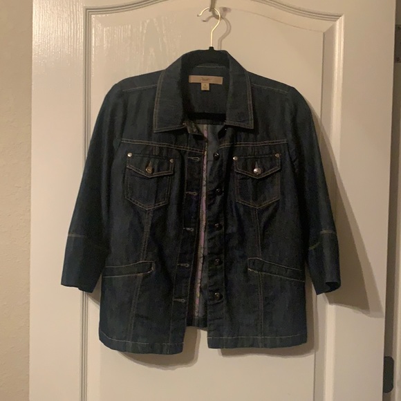 motto | Jackets & Coats | Motto Blue Jean Jacket | Poshmark